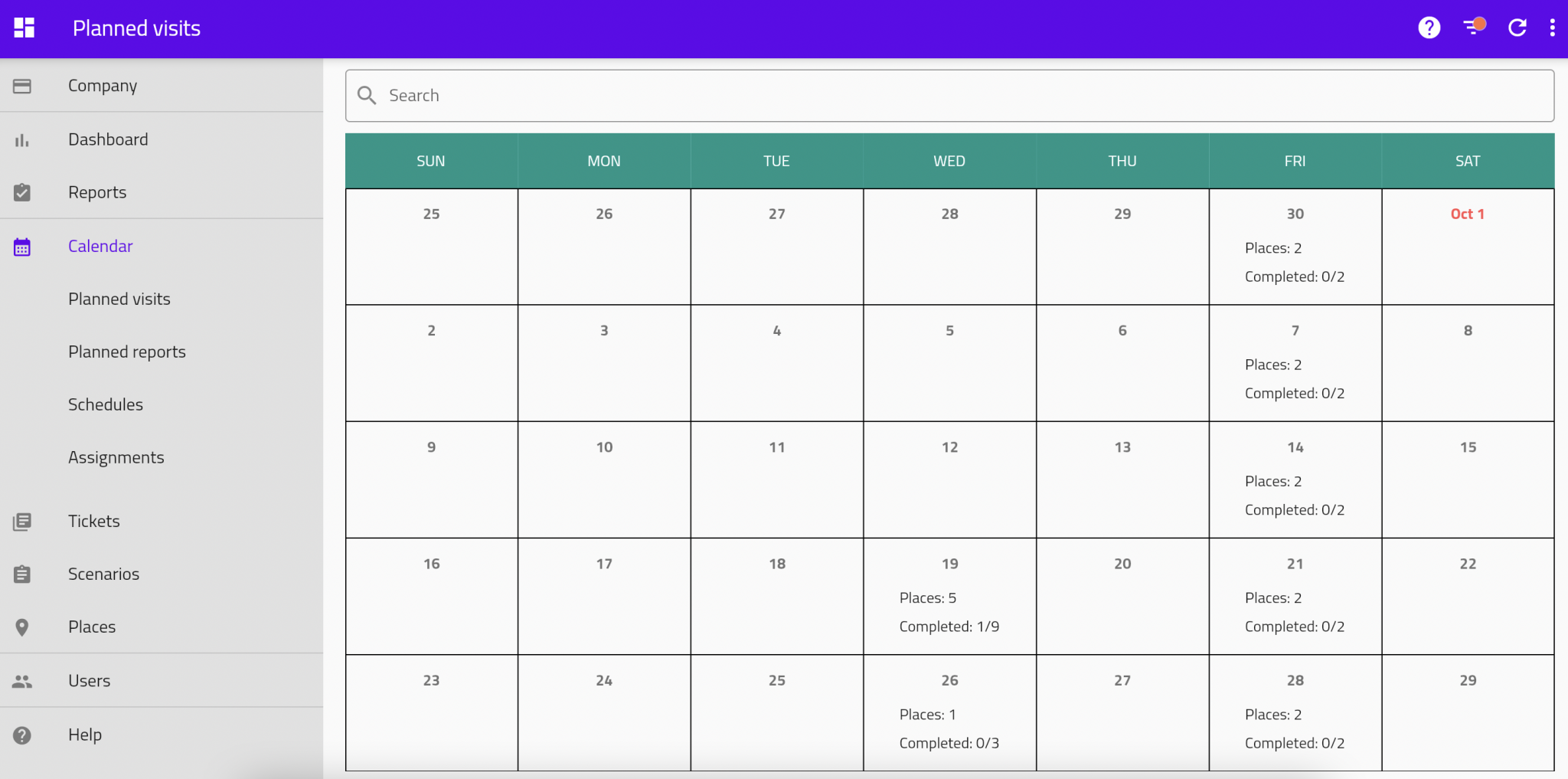 Schedule store visits – Retail execution software, merchandising and ...